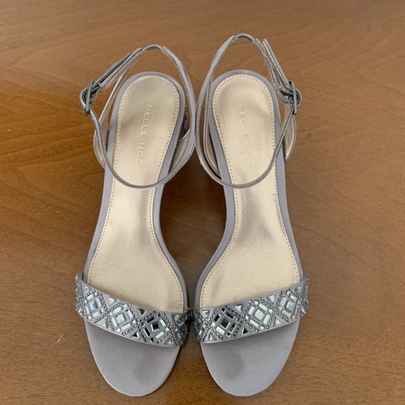 Pella Moda | Shoes | New Pella Moda Moira Pewter Dress Sandals | Poshmark